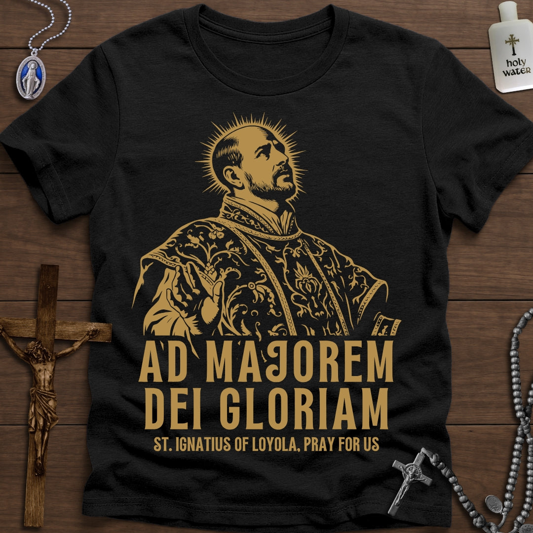 AMDG (St. Ignatius of Loyola) Catholic T-Shirt – Hardcore Catholics